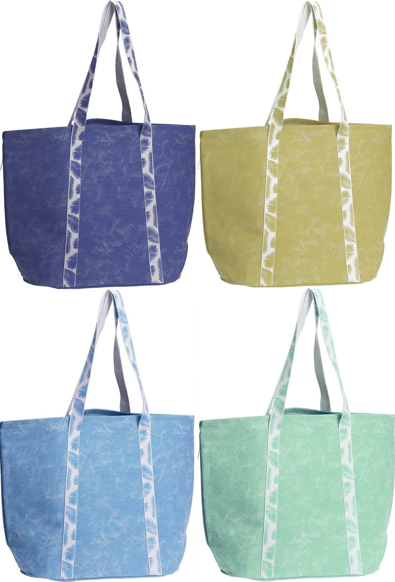 Strandtasche FARN - Urlaubstasche Badetasche Tasche 53x20x35, 9,99